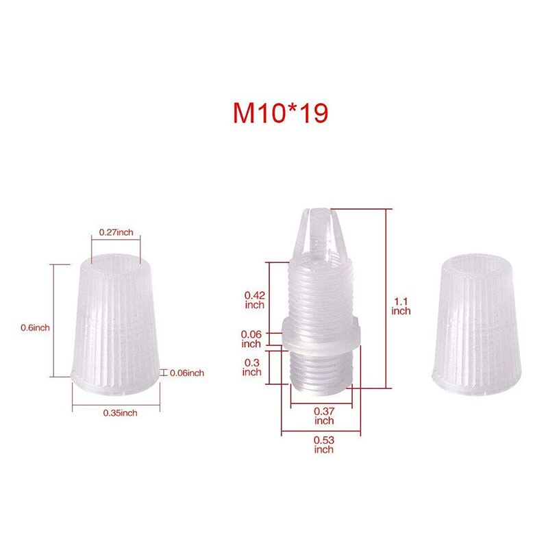 60pcs Plastic Cable Grip Strain Relief Wire Clamp ... – Grandado