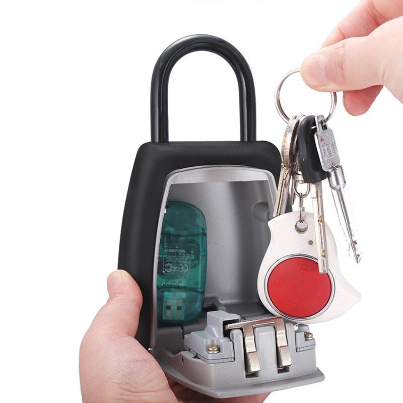 Password Key Box Outdoor Key Safe Lock Box Decorat... – Vicedeal