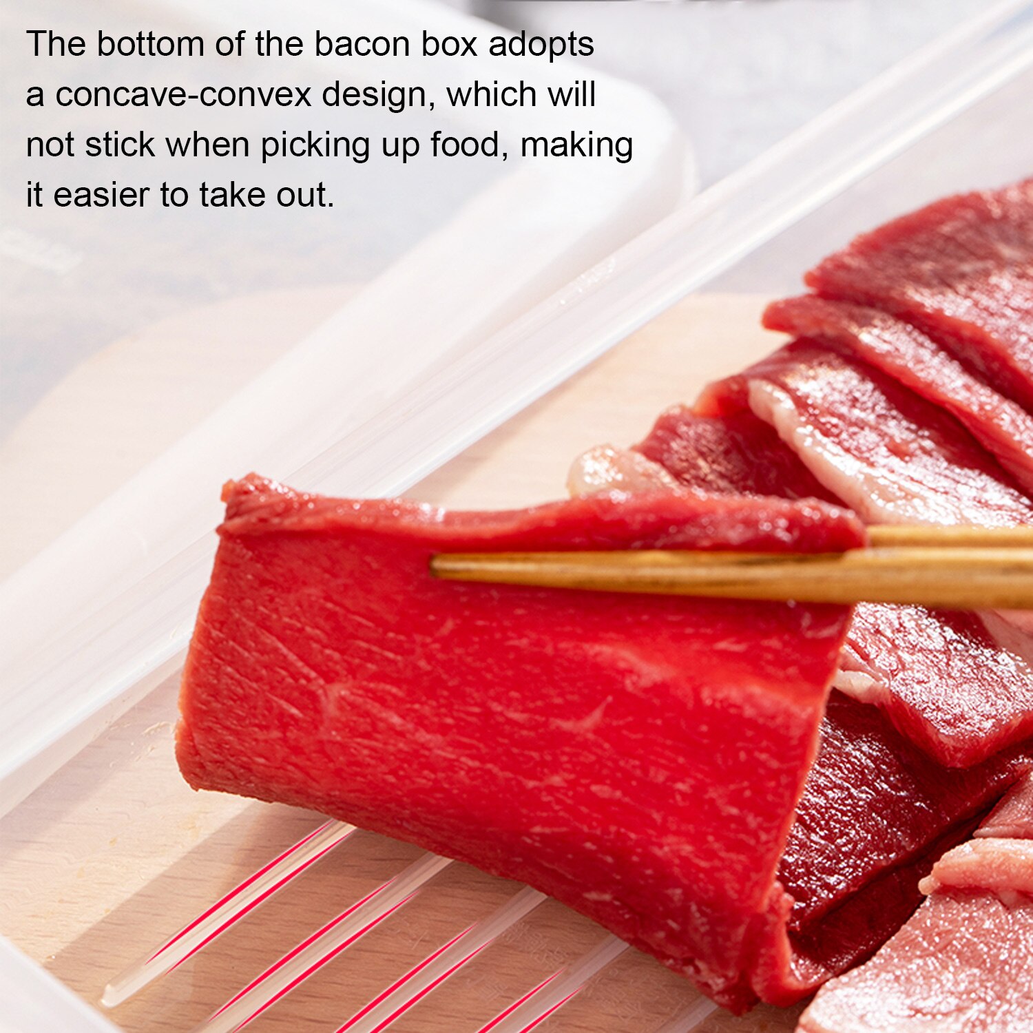 2Pcs Plastic Bacon Storage Containers with Lids Co... – Grandado