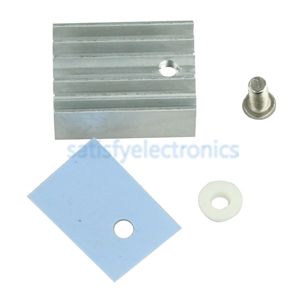 5 PCS TO-220 Silver Heatsink Heat Sink for Voltage... – Grandado