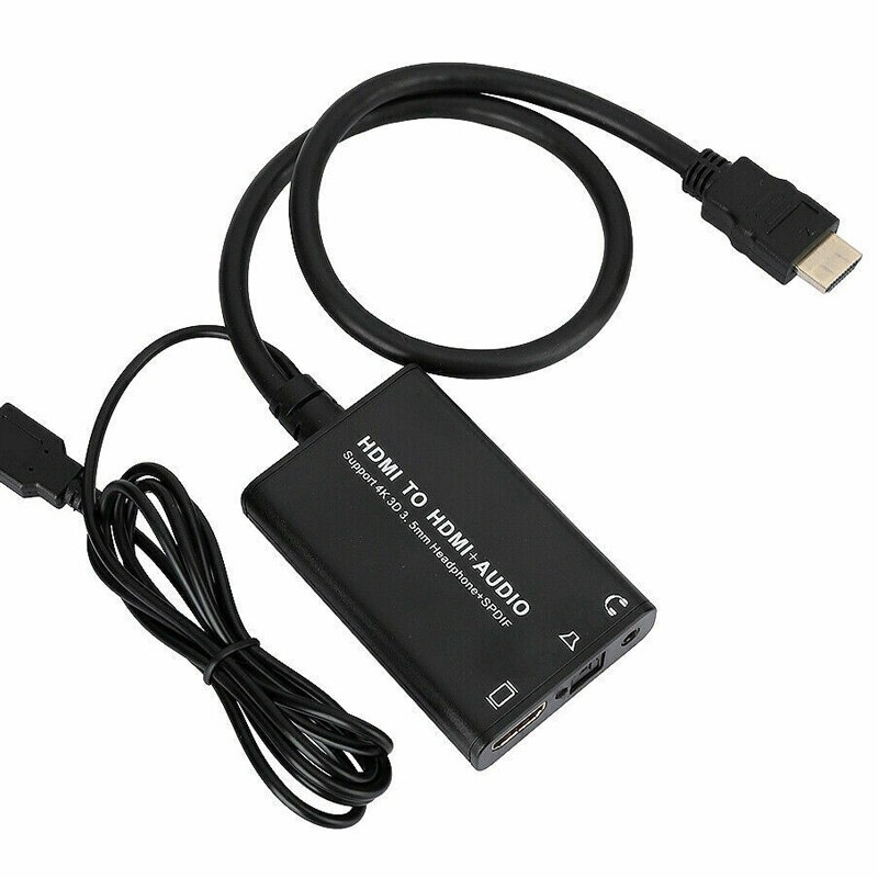 Hdmi Audio Extractor HDMI a HDMI y óptico SPDIF + ... – Grandado