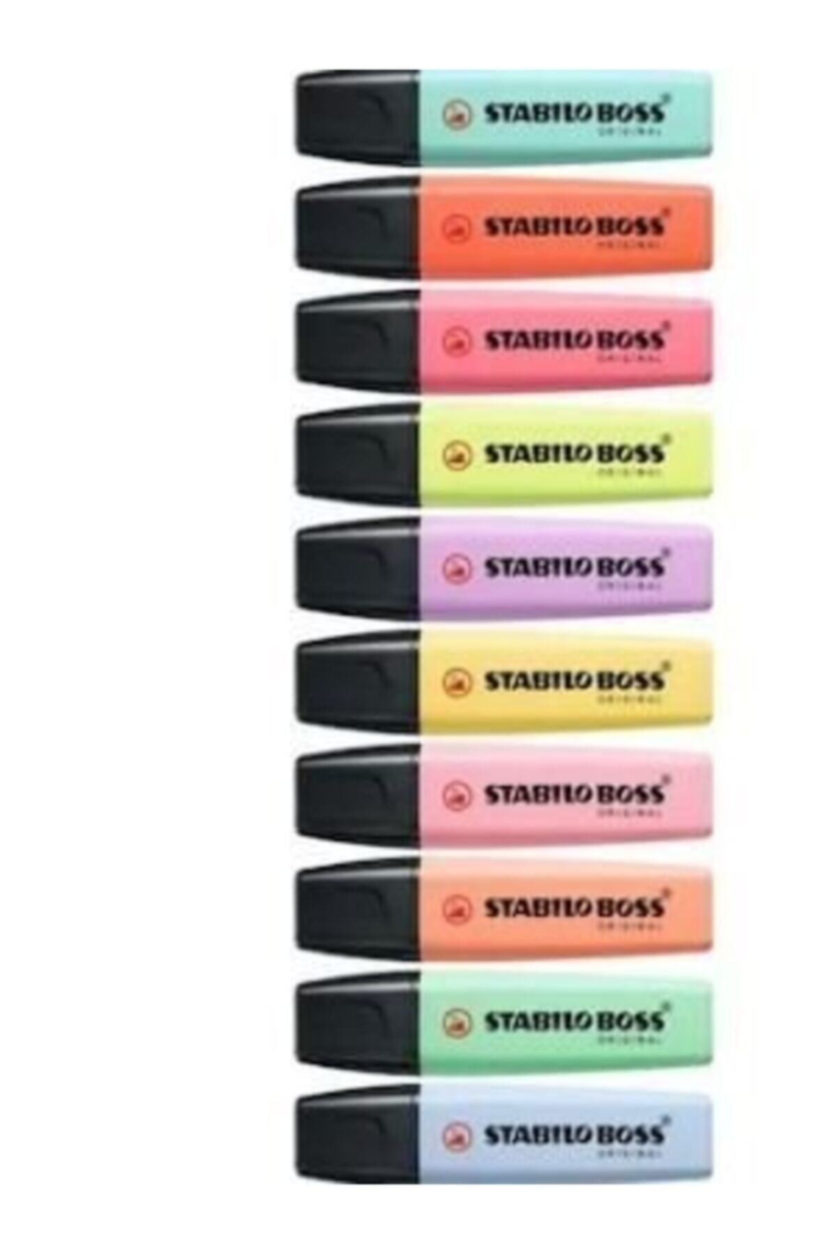 Boss Original Pastel 10 Color Highlighter Pen Set – Grandado