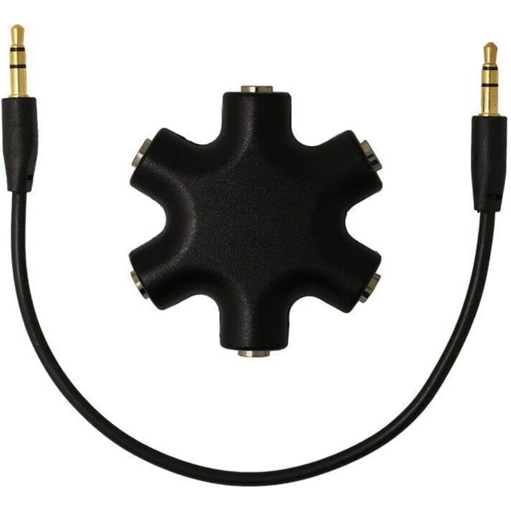 3.5mm Multi Headphone Audio Splitter 5-Jack Female... – Vicedeal