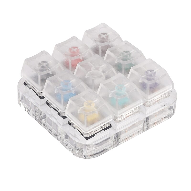9 Key Caps Translucent Keycaps Testing Tool Gatero... – Grandado