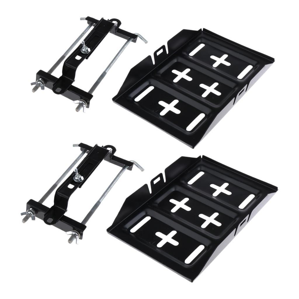 2 Pieces Universal Car Battery Tray Adjustable Bat... – Vicedeal