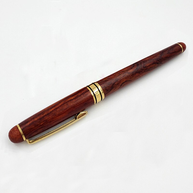 Luxury Red Wood Fountain Pen Iraurita Flower Pear ... – Grandado