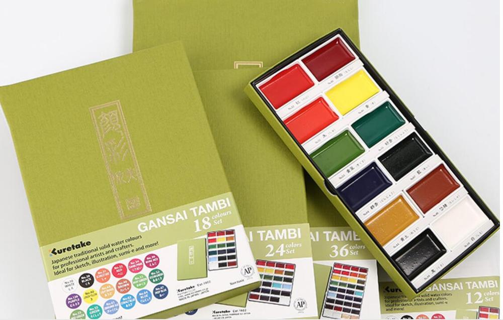 japan ZIG Kuretake 6/12/18/24/36 Colors Solid Wate... – Grandado