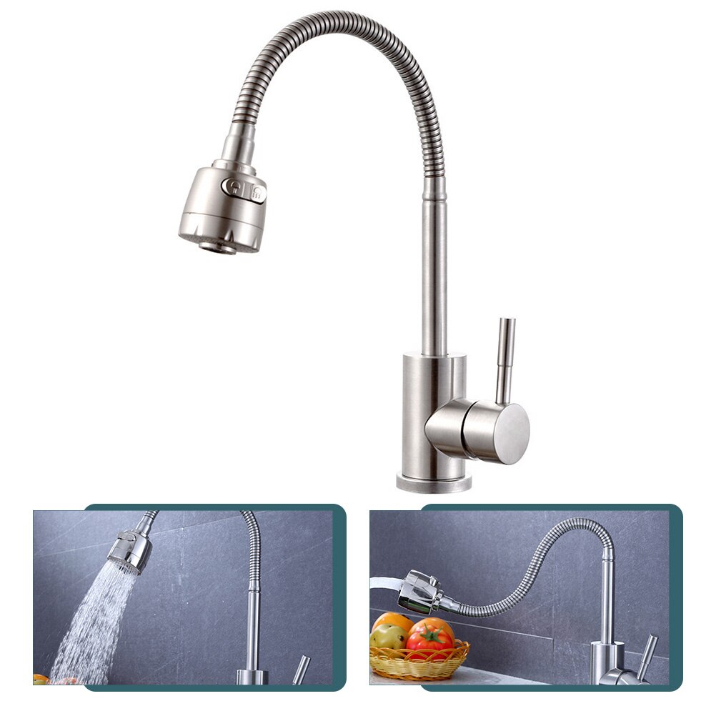 Stainless Steel Universal Hose Tap Nozzle Kitchen ... – Vicedeal