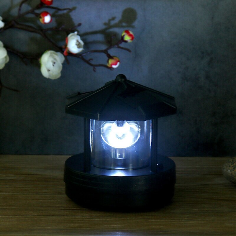24V Solar LED Rotating Lighthouse Light Garden Yar... – Vicedeal
