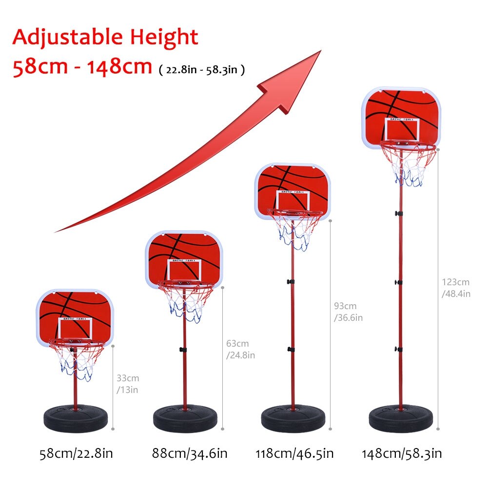 Children's basketball stand Portable Basket rack I... – Grandado