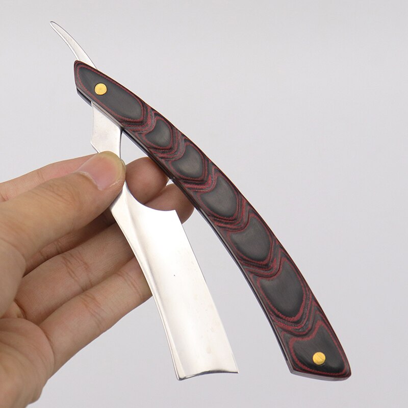 Wooden Cut Throat Straight Razor Vintage Single Ed... – Grandado