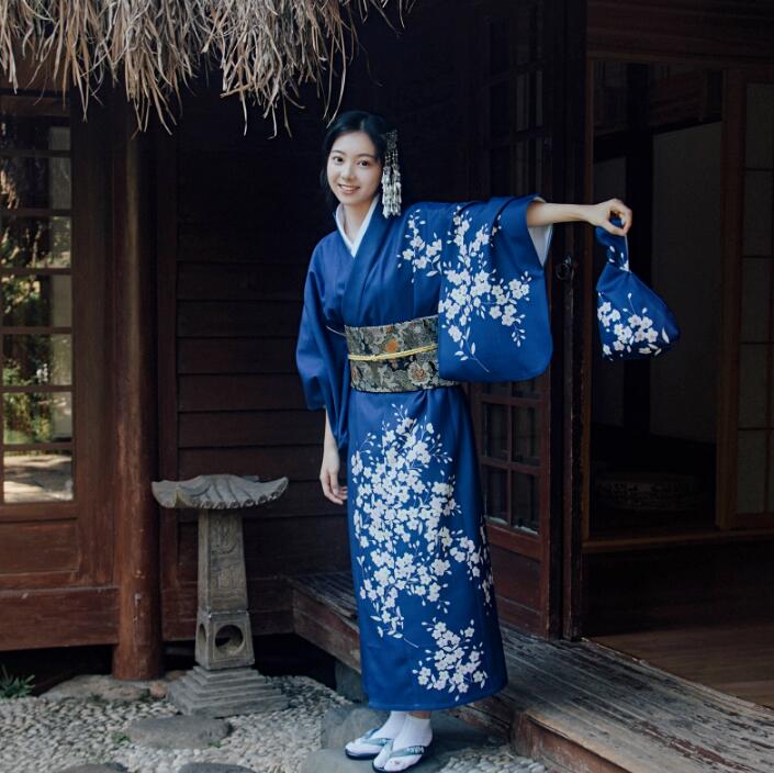 Japanese Kimono Outer Garment Bathrobe Costume Gir... – Vicedeal