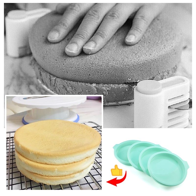 Silicone Layered Cake Round Shape Mold Kitchen Bak... – Vicedeal