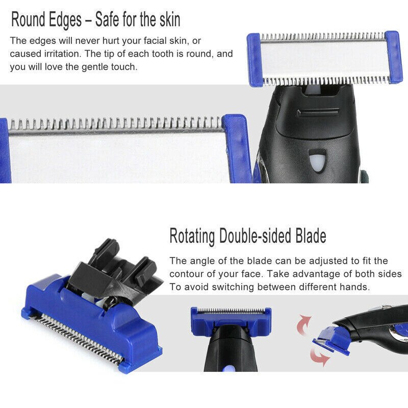 Pro Solo rechargeable electric shaver beard shaver... – Grandado