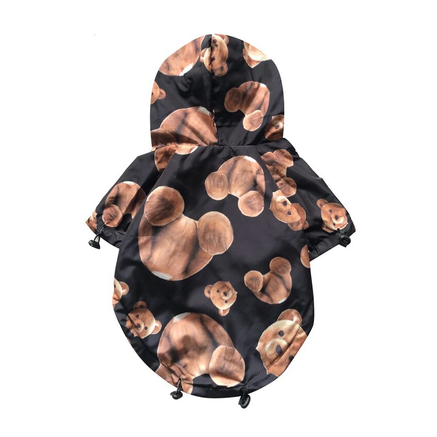 Bear Print Pet Dog Raincoat Dogs Rain Coat Pet Clo... – Vicedeal
