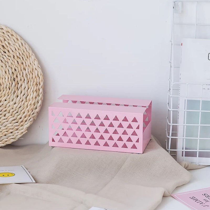 Iron Tissue Box Servet Papier Doos Tissue Box Cove... – Grandado
