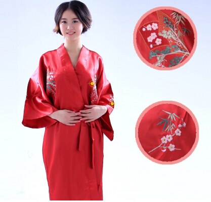 Women Kimono Japanese Style Bath Robe Nightgown Go... – Vicedeal