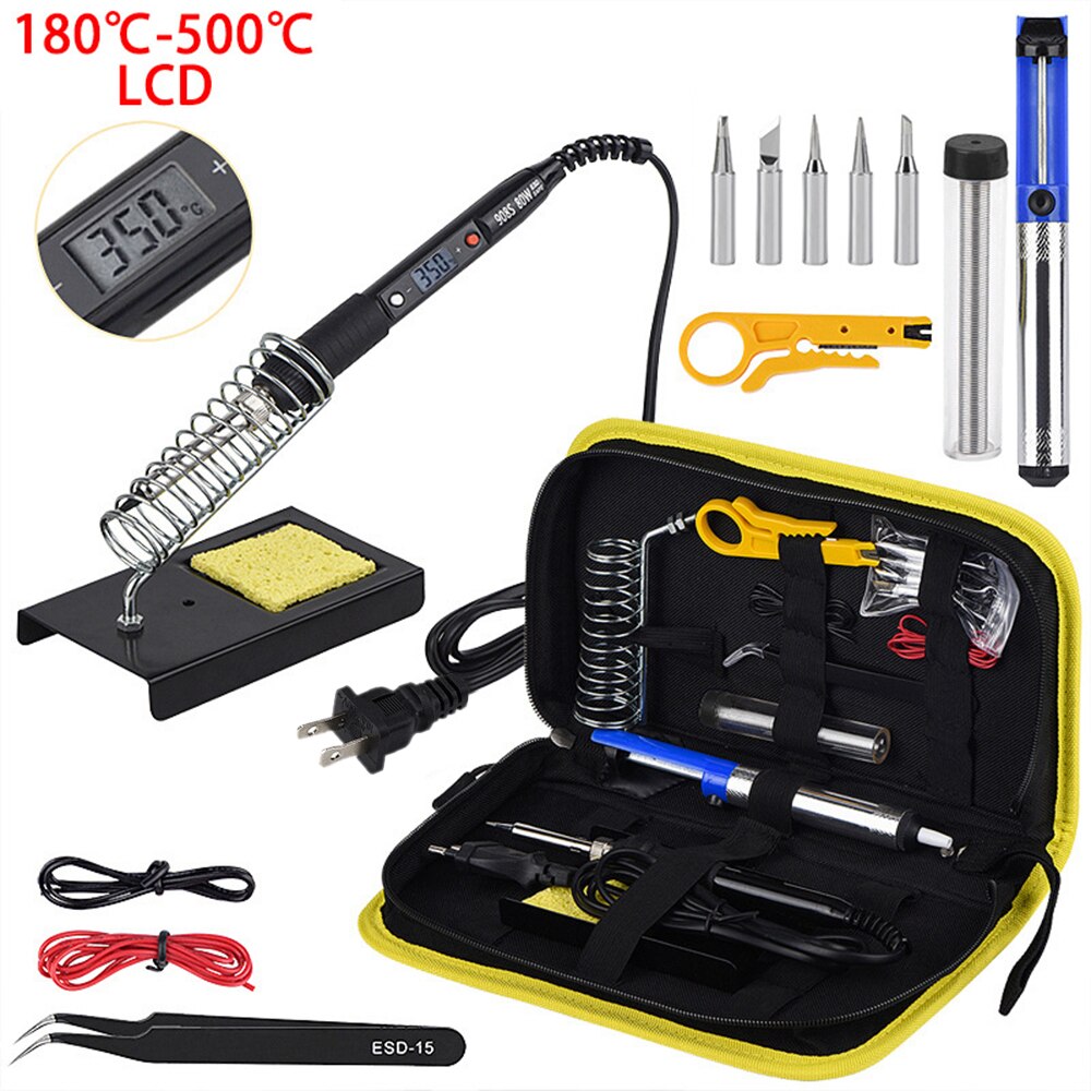 Electric Soldering Iron Kit 80W 220V Adjustable So... – Vicedeal