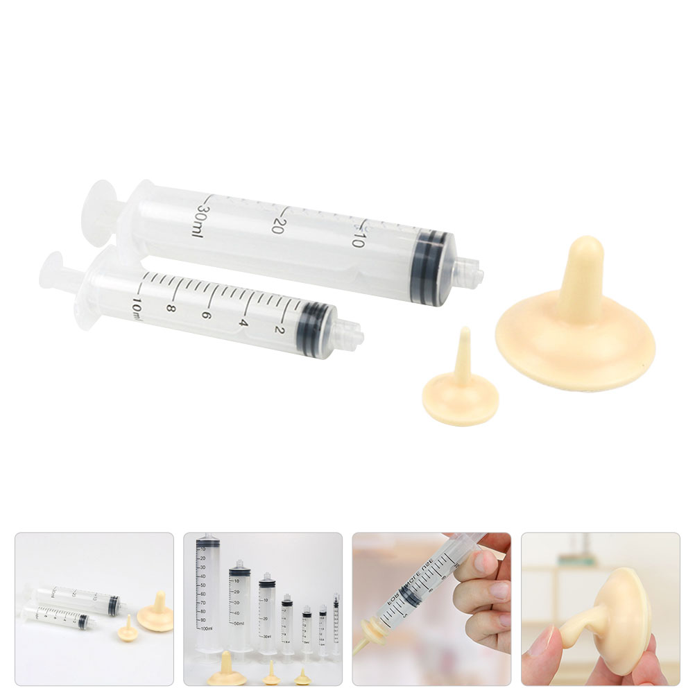 1 Set of Small Nurser Teats Silicone Feeding Teats... – Grandado