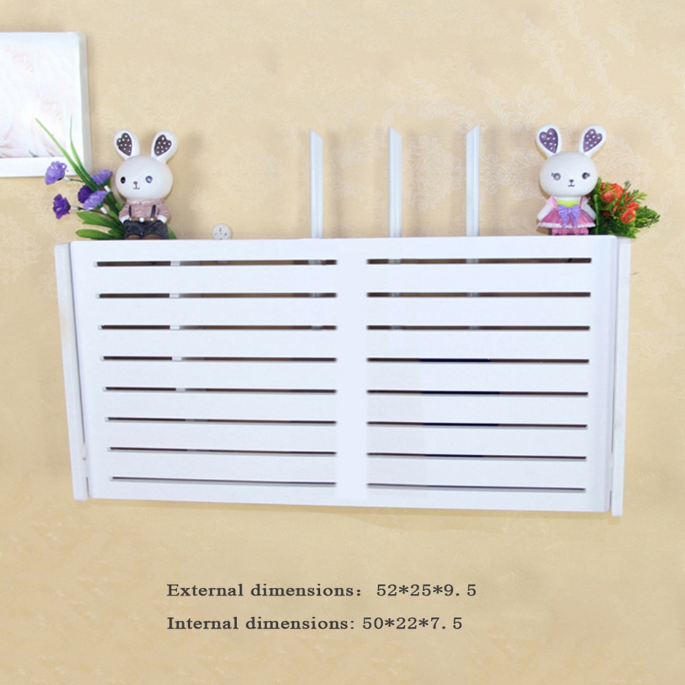 yazi Wifi Router Storage Box Wood-Plastic Shelf Wa... – Grandado