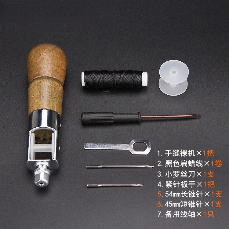 Diy Hand Sewing Machine Waxed Thread For Leather L Vicedeal