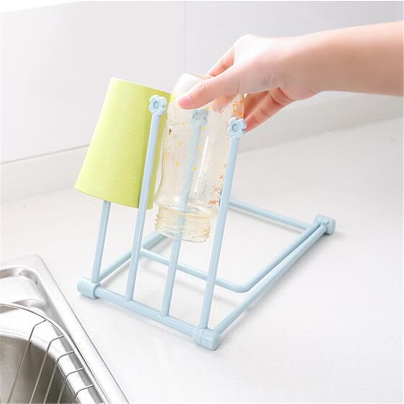 Portable Folding four pole dishcloth towel rack ki... – Grandado
