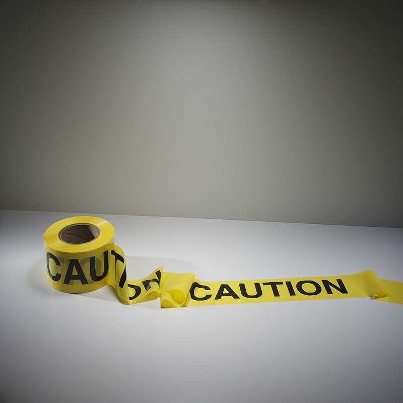 7.5Cm X 100M/roll Yellow Warning Tape Caution Safe... – Vicedeal