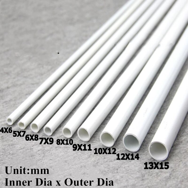 2pcs 50cm O.D 7mm ~15mm Drainpipe Water Hard Tube ... – Grandado