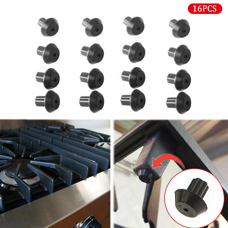 16 PCS Gas Range Burner Grate Foot Compatible Stov... – Grandado