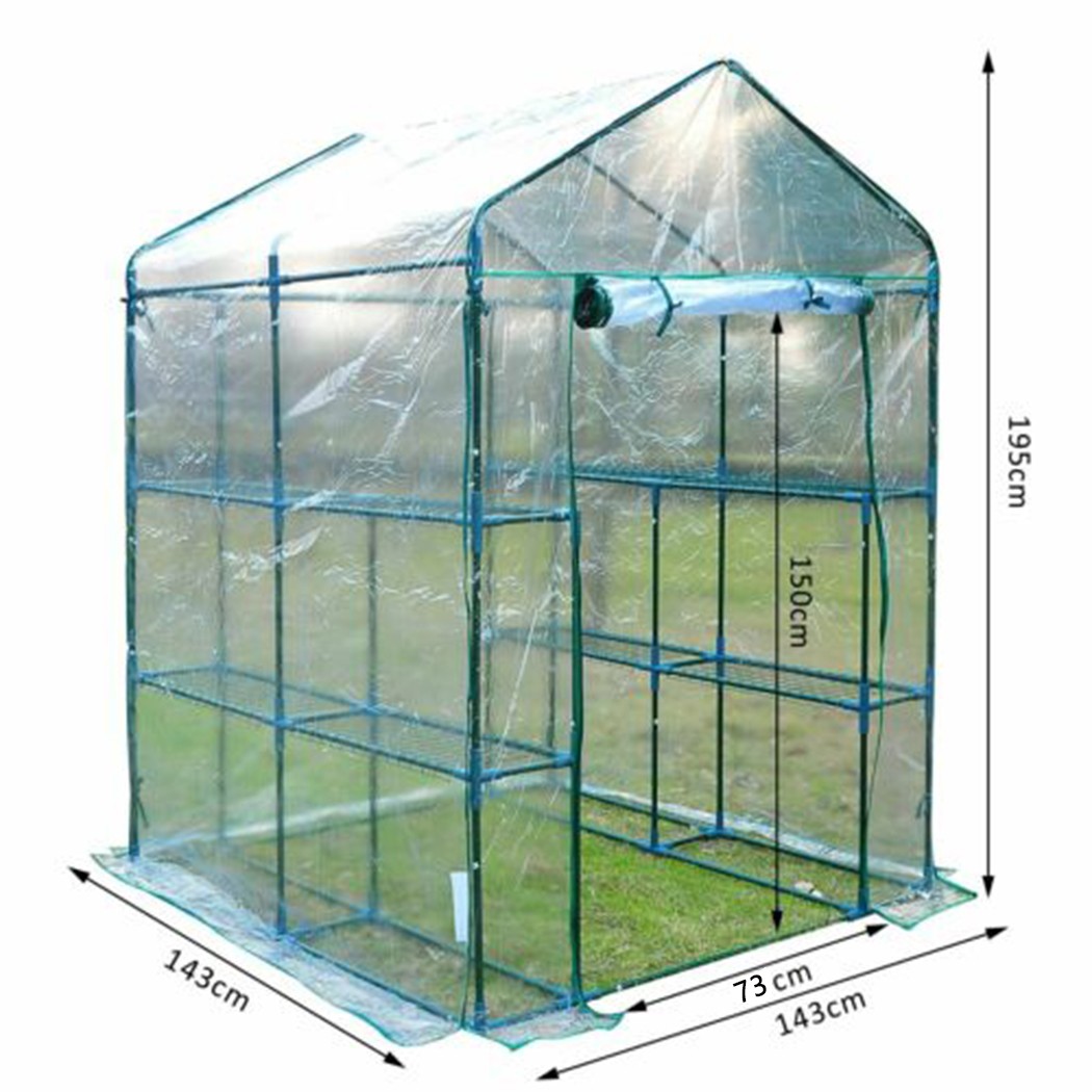 Mini Greenhouse Cover PVC Plastic Garden Outdoor P... – Grandado
