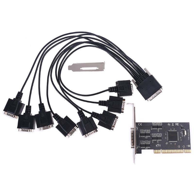 8 porta pci rs232 placa de expansão serial control... – Grandado