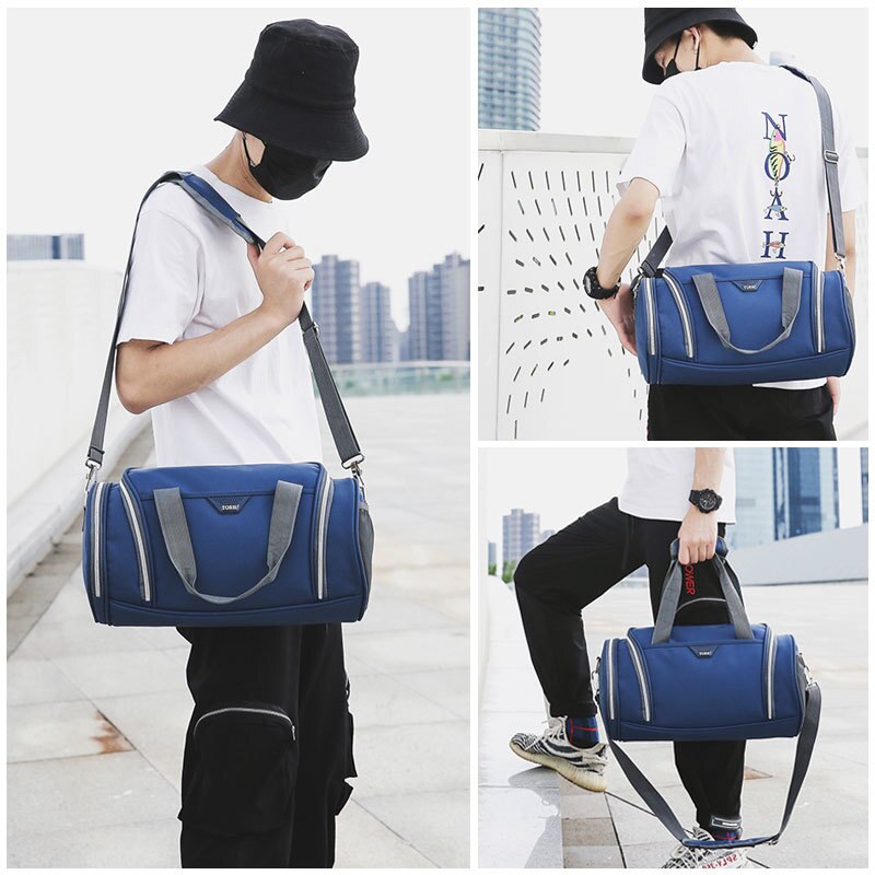 Waterproof Trave Handbag Canvas Sport Bags Shoulde... – Grandado