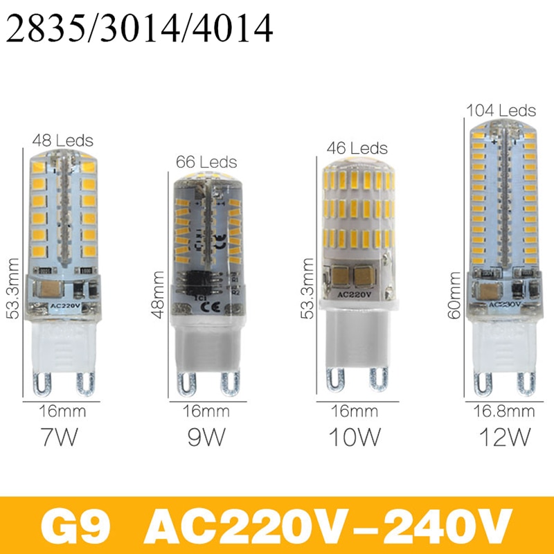 Mini G4 G9 LED Bulb Lamp SMD2835 3014 4014 DC12V A... – Vicedeal