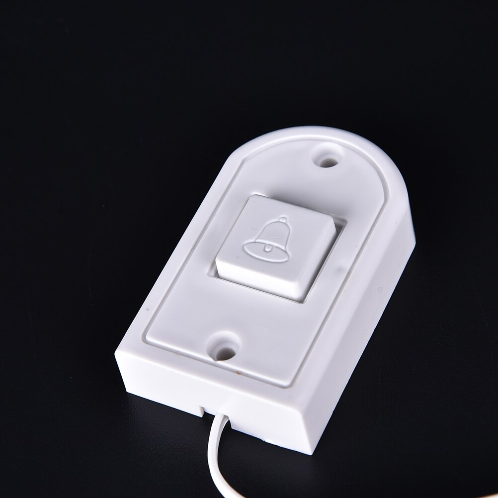 White Wired Door Bell 88cm wire Doorbell available... – Grandado
