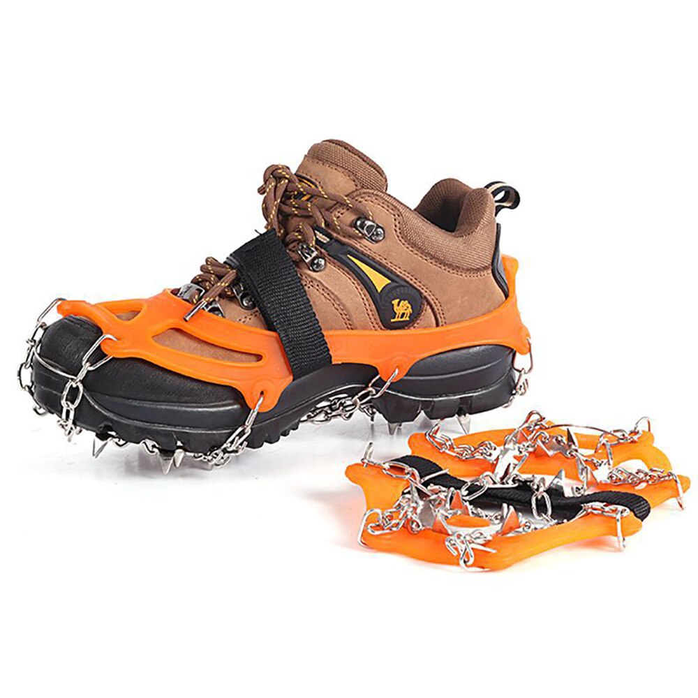 19 Tooth Stainless Steel Ice Snow Shoes Crampons C... – Vicedeal