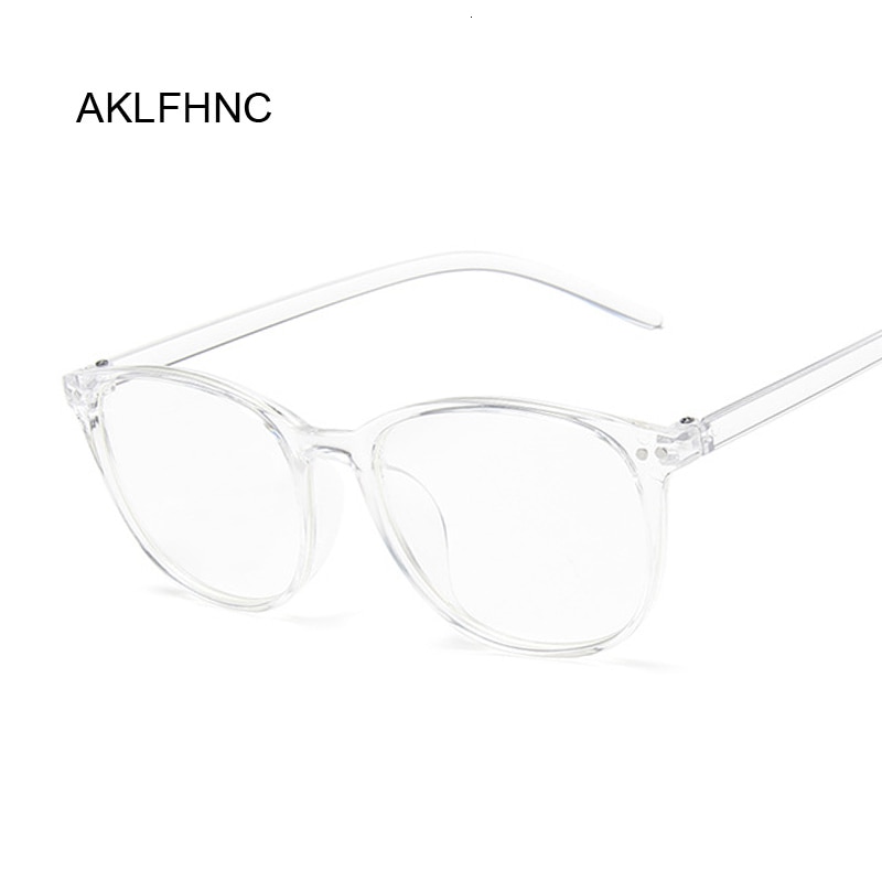 Clear Glasses Frame For Women Men Vintage Round Ey... – Grandado