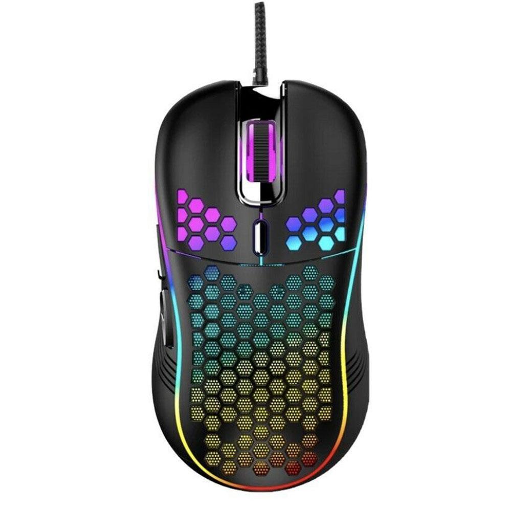 D011 Lightweight RGB Gaming Mouse 7200DPI Honeycom... – Grandado