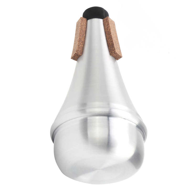 Trumpet Straight Mute Silver Aluminum Alloy Trumpe... – Grandado