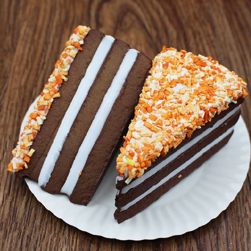 1Pc Realistic Artificial Cake Simulation Triangula... – Vicedeal