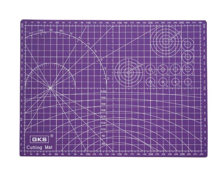A4 Cutting Mats Pvc Rectangle Grid Lines Self Heal... – Grandado