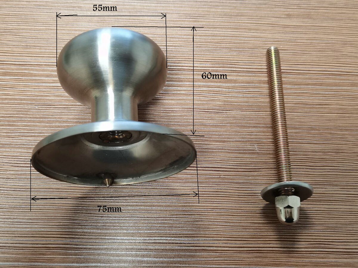European Style Stainless Steel 316 Round Door Knob... – Grandado