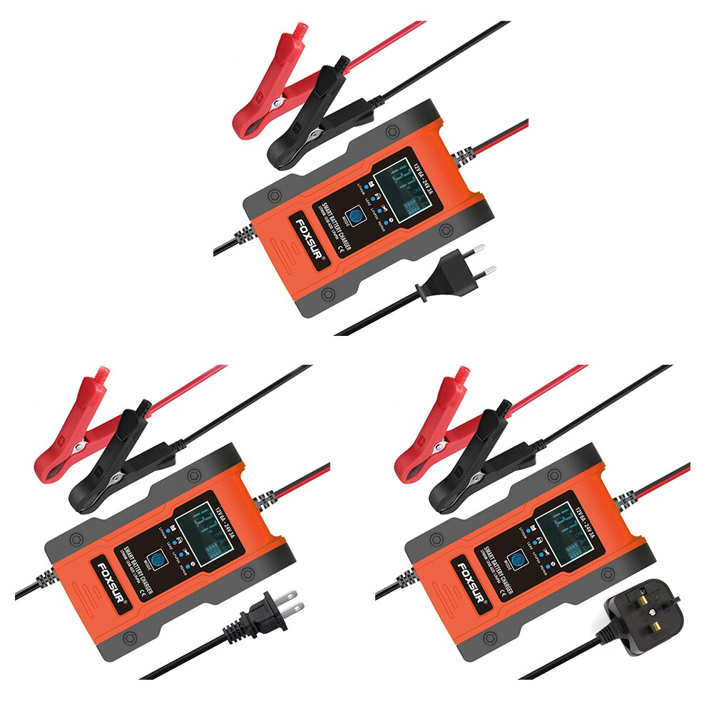 12V 6A 24V 3A Car Smart Battery Charger Automatic ... – Grandado