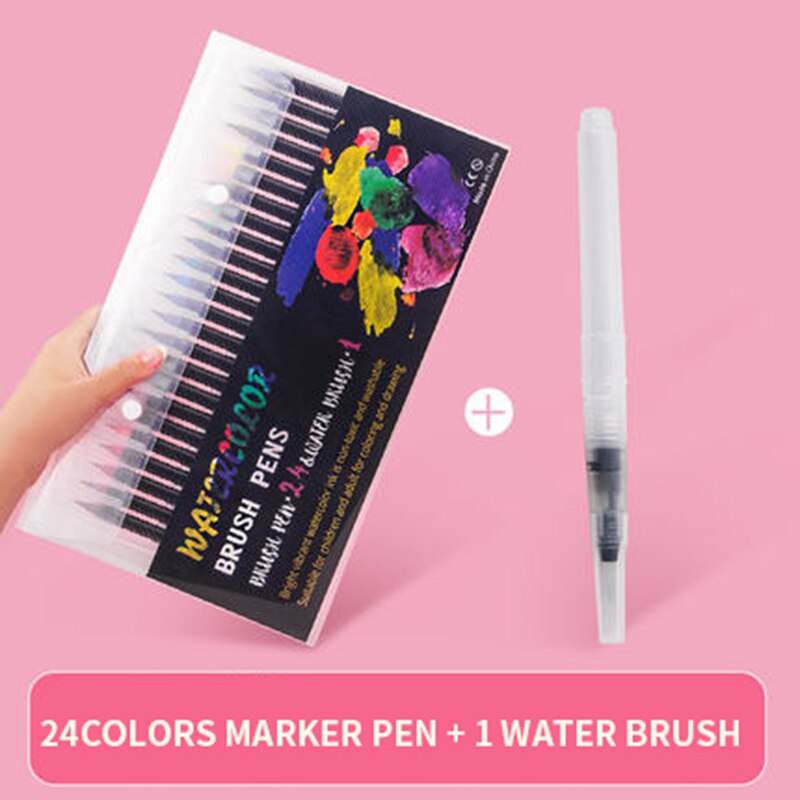12/24/48 Colors Soft Painting Brush Pen Set Manga ... – Grandado