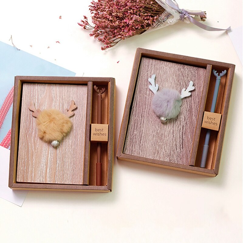 Handmade Wooden Bound Daily Notepad Exquisite Jour... – Vicedeal