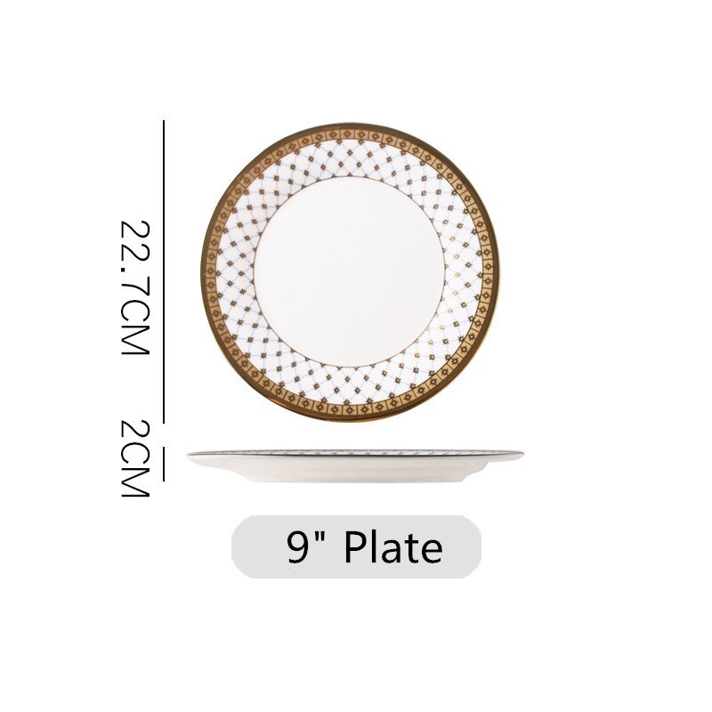 Porcelain Dinnerware Set Ceramic Dinner Plate Cera... – Grandado