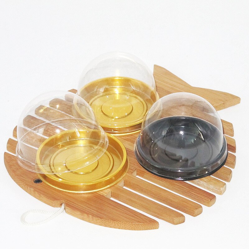 50pcs Transparent Egg Yolk Pastry Round Plastic Bl... – Vicedeal
