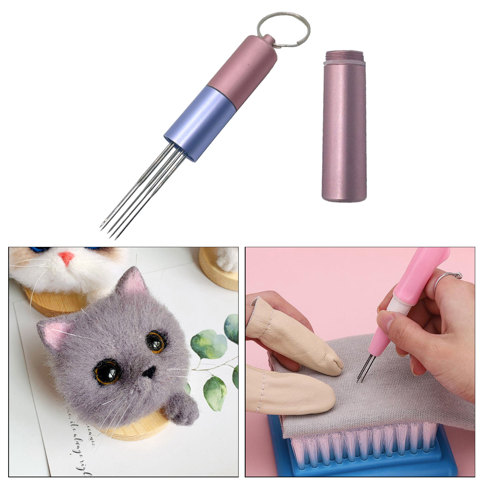DIY 6 Needles Tool Craft Wool Felt Stitch Punch To... – Vicedeal