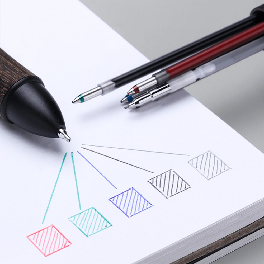 1pcs Japan PILOT 4+1 Wooden Rod Pen Grip Multifunc... – Grandado