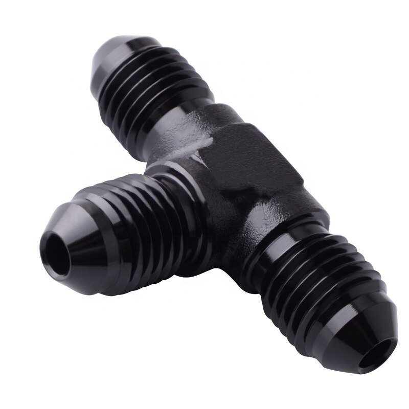 AN4 AN6 AN8 AN10 Blauwe Auto Aluminium Flare Tee T... – Grandado