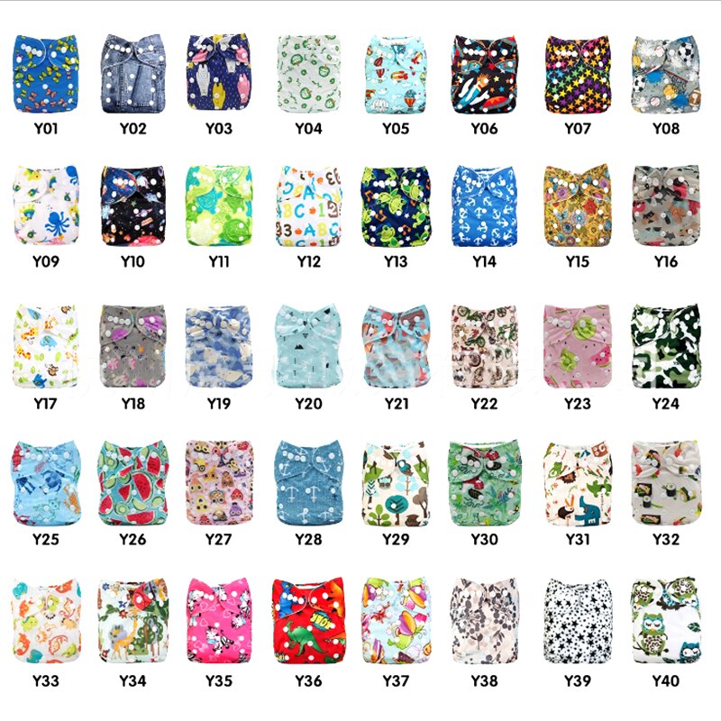 Washable Eco-Friendly Cloth Diaper Adjustable Napp... – Grandado